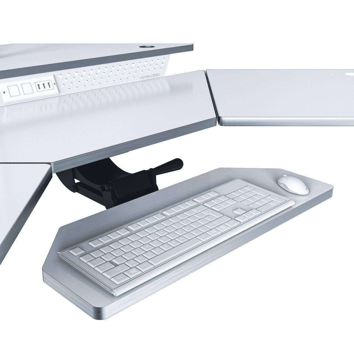 PowerLift® Corner Keyboard Tray for Corner desk – VersaDesk